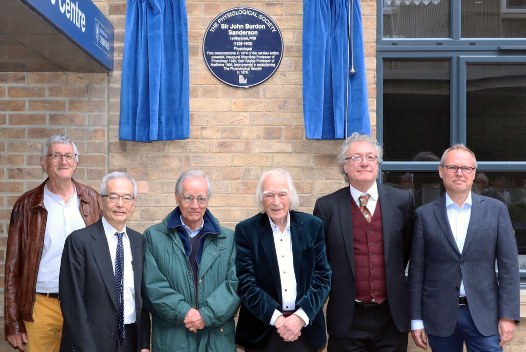Blue plaque unveiled in Oxford to celebrate Sir John Scott Burdon ...