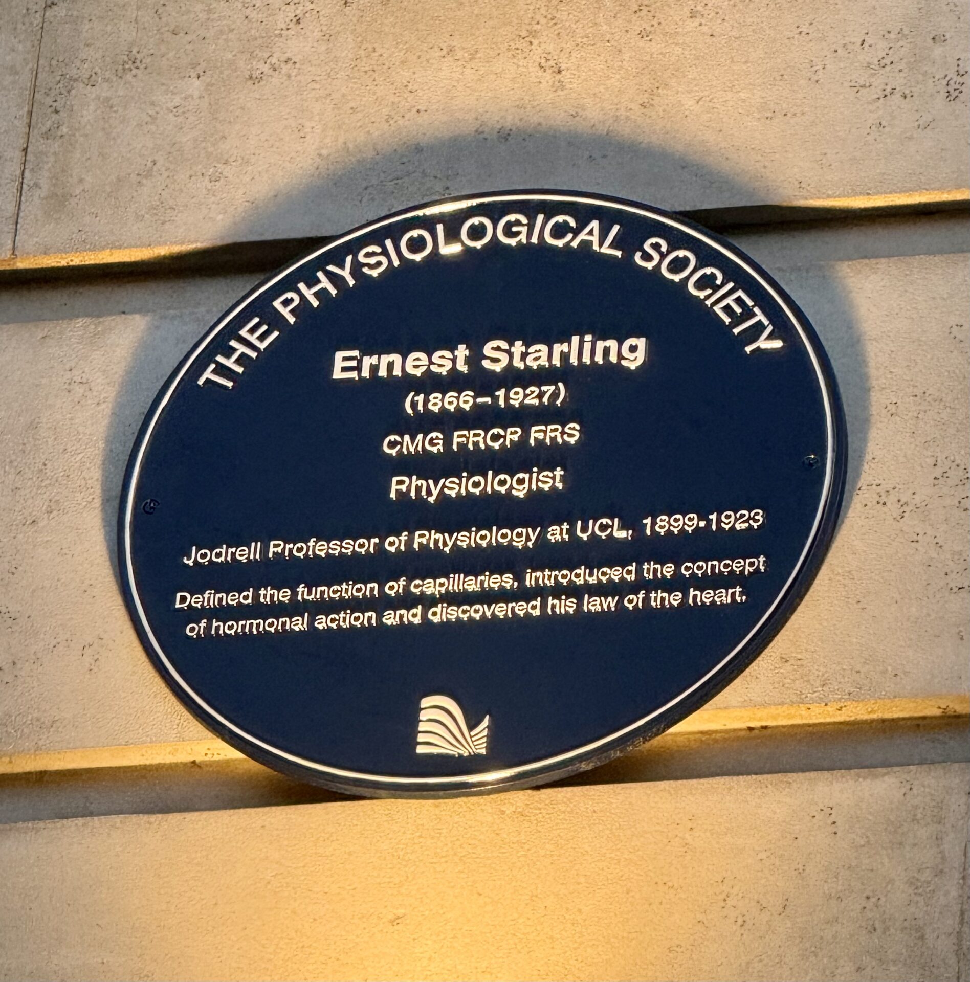 The Physiological Society Honours Ernest Starling with Blue Plaque ...