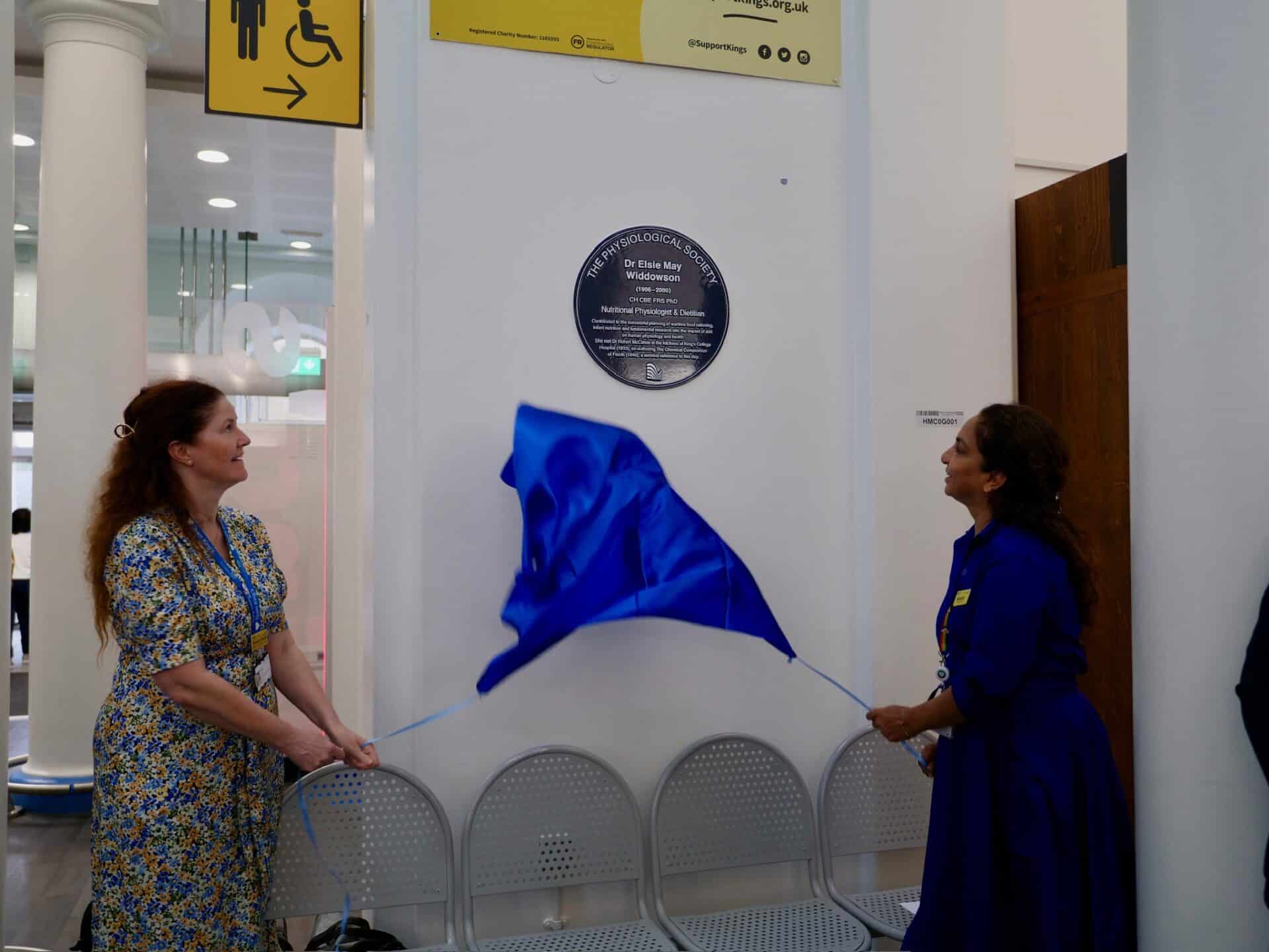 The Physiological Society honours Dr Elsie Widdowson with blue plaque ...